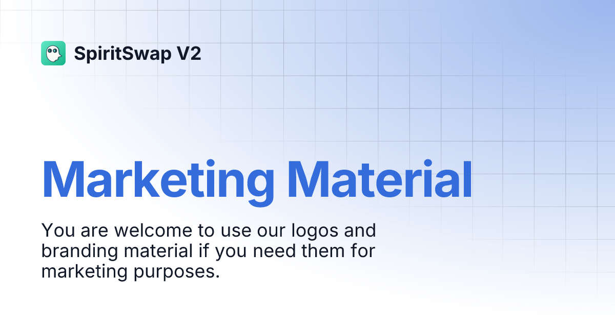 Marketing Material | SpiritSwap V2